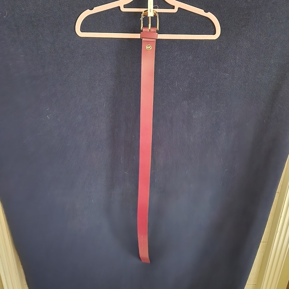 Michael Kors | Accessories | Michael Kors Maroon Belt | Poshmark